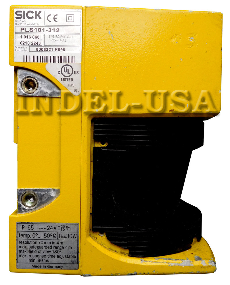 SICK PLS101-312 Laser Scanner Sensor – AS-IS / FOR PARTS OR REPAIR | eBay