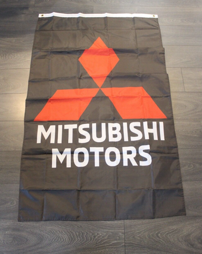 Mitsubishi Motors Banner Flag Garage Mechanic Motorsports Rally Car ...