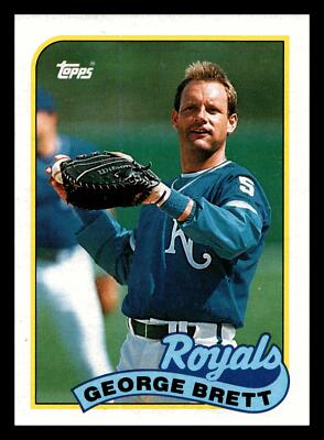 George Brett HOF 1989 Topps #200 Kansas City Royals Mint | eBay