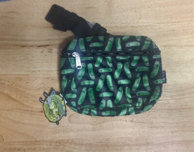 LoungeflyLOUNGEFLY RICK AND MORTY PICKLE RICK NYLON FANNY PACK STANDARD ...