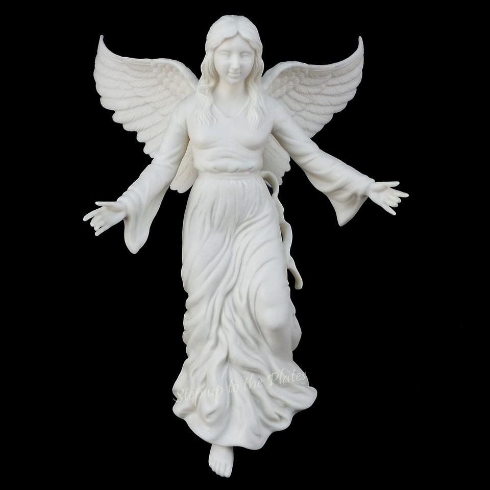 Lenox China Renaissance ANGEL Bisque Xmas Tree Top Topper Star Ornament ...