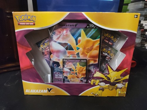 Pokemon TCG Alakazam V Box Brand New Factory Sealed! Sealed Packs ...