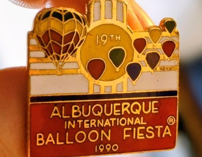 Albuquerque International Hot Air Balloon Fiesta 1990 Collector Pin | eBay