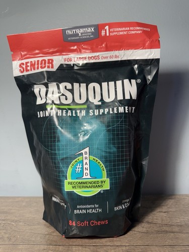 Dasuquin Senior for Large Dogs Joint Health Supplement, 84 Chews Exp 01 ...