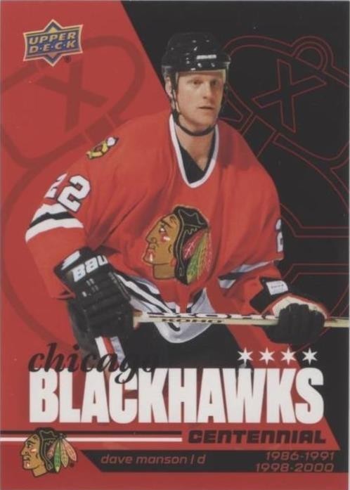 2025-26 Upper Deck Chicago Blackhawks Centennial Box Set - Dave Manson ...