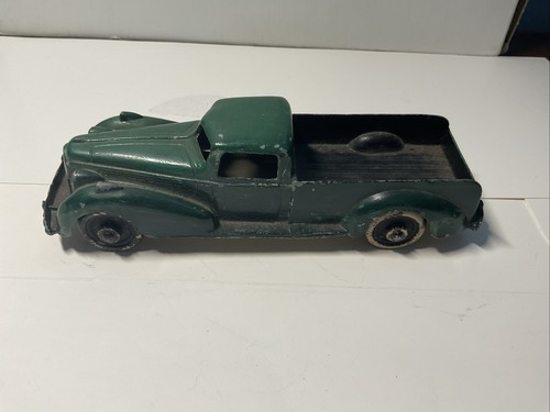 Hubley Kiddie Packard Pick Up Truck With Tin Bottom Wooden Wheels WWII ...