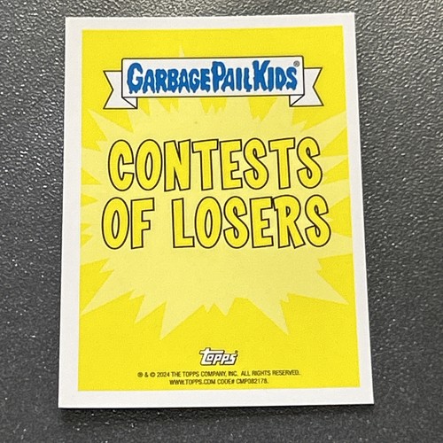 Gloppy Gavin #3b Contests Losers Garbage Pail Kids GPK 2024 Chrome ...