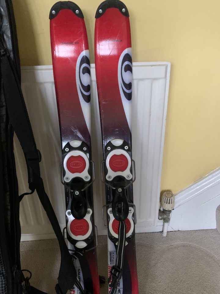Salomon Mini Verse Red Trick-Skis/Snow Blades - L90 R6 SC 100 80 90 ...