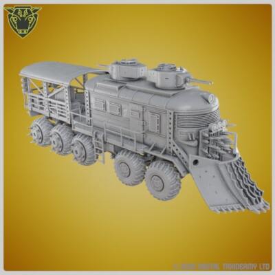 Road Train - War Rig, mad max post-apocalyptic death race 28mm gaslands ...