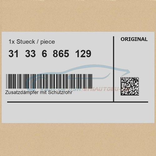 Original BMW 31336865129 - additional damper with protective pipe front ...