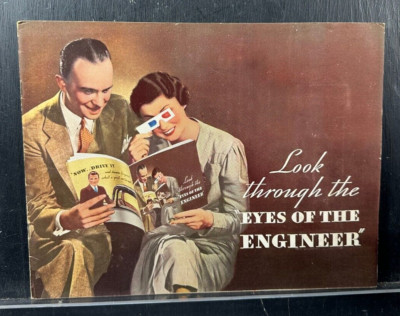 Original 1933 Ford Ford-A-Scope Engineer Sales Brochure without 3-D ...
