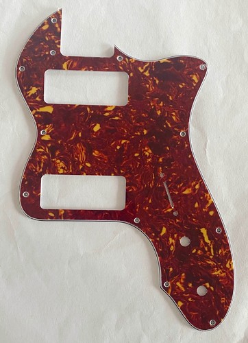 Guitar Pickguard For Classic Series '72 Thinline Tele P90,4 Ply Red ...