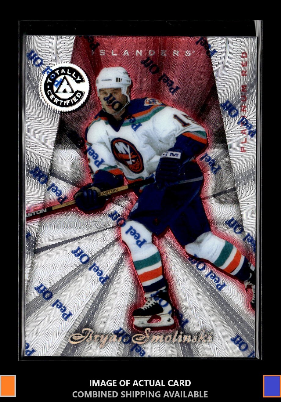 1997-98 Pinnacle Totally Certified - Bryan Smolinski #108 Platinum Red ...