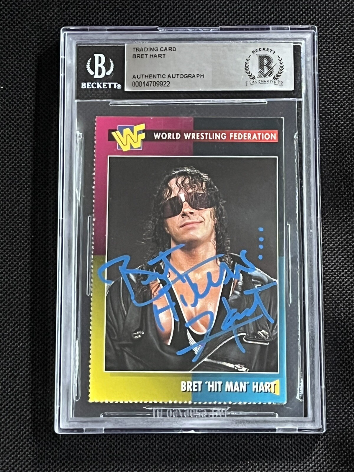 Bret Hart Autographed Memorabilia | Signed Photo, Jersey, Collectibles ...