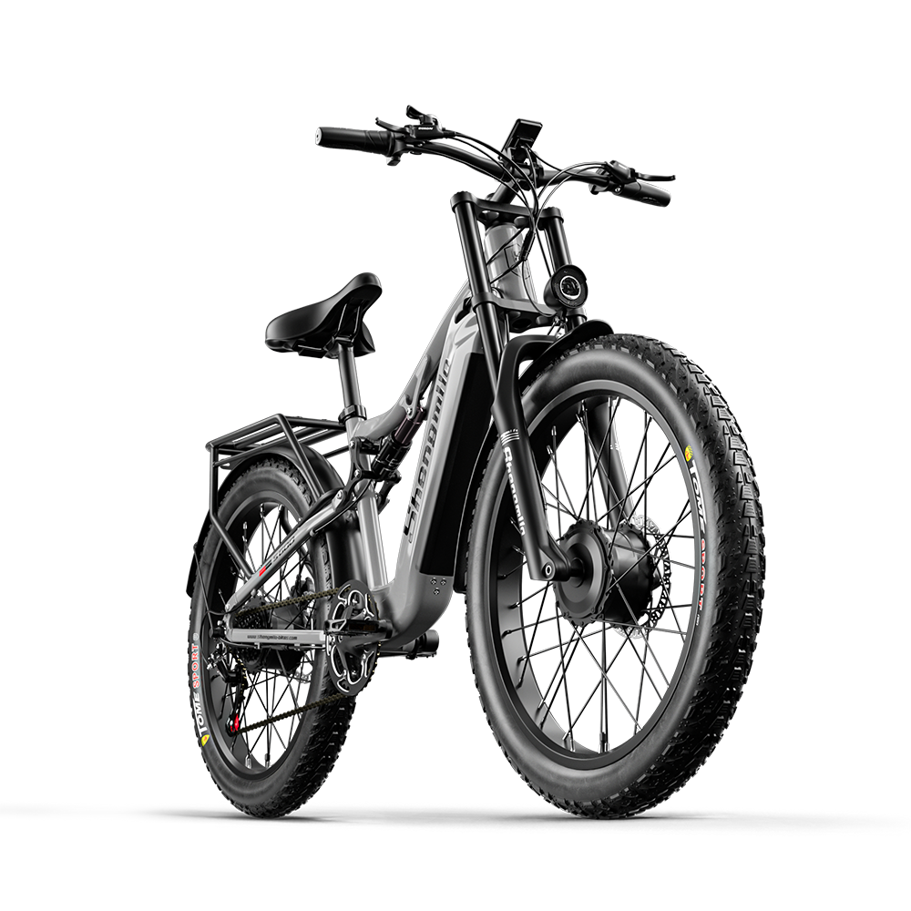 26"Fat Tire Electric Bike 48V/17.5Ah Off-Road E-Bike Mountain Bicycle ...