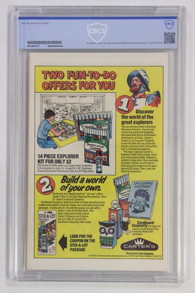 Batman #294 CBCS 9.4 NM DC Comics 1977 Bronze Age Jim Aparo Joker Cover ...