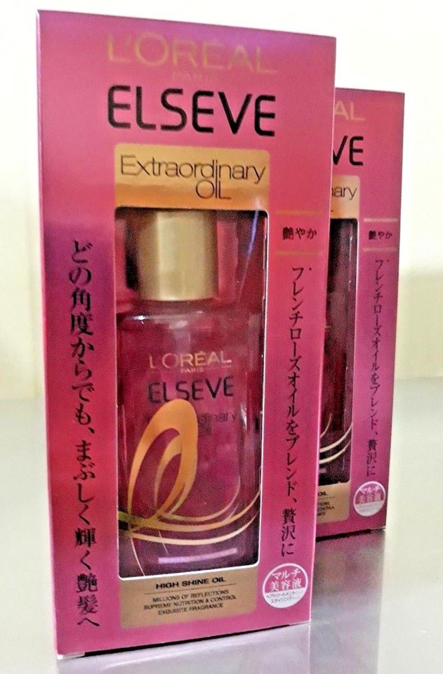 L'Oreal Paris ELSEVE Extraordinary High Shine Leave on Oil Pink Hair ...
