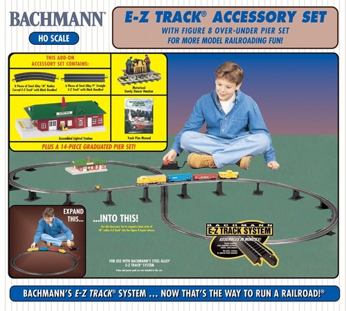 Bachmann HO E Z Track Steel Alloy Track Accessory Set NIB 44493 | eBay