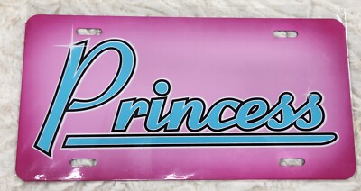 Princess , License Plate New Car Tag Metal Aluminum, USA | eBay