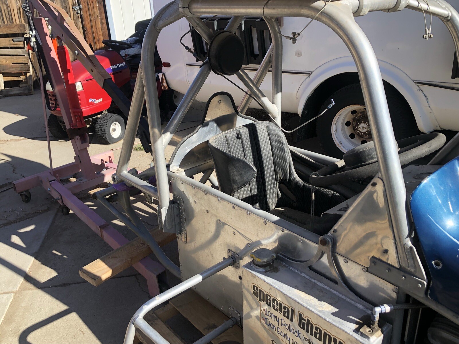 All Aluminum, Sprint Car chassis, Vintage sprint car, USAC, Built by ...