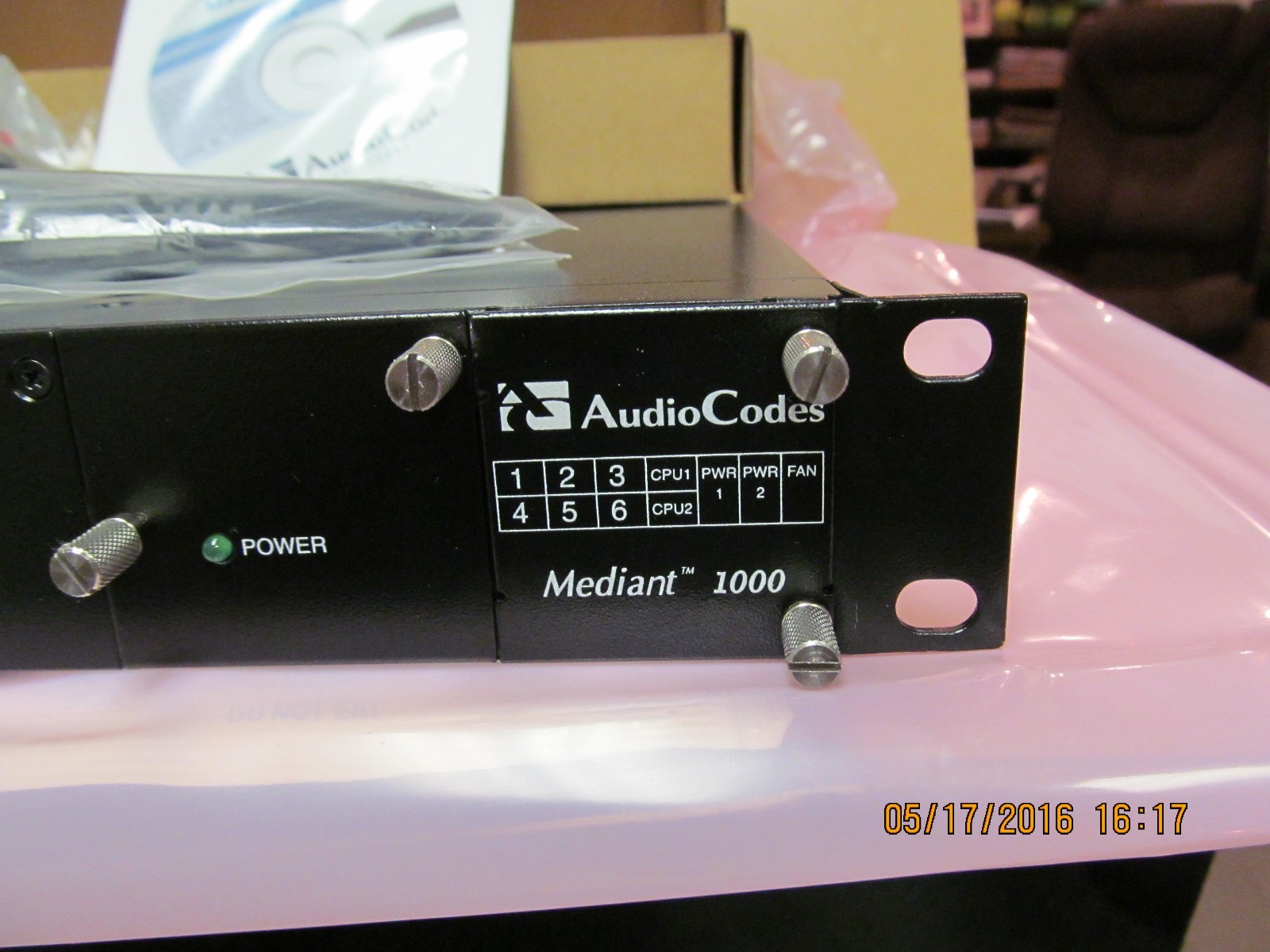 Audiocodes M1K-D15 Mediant 1000 VOIP Gateway E1/T1 H248 GGWT00363 | eBay