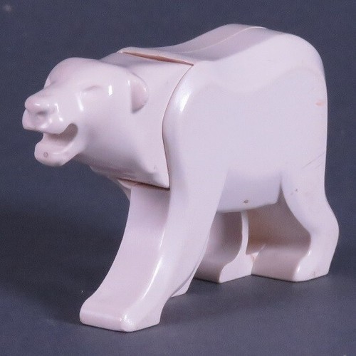 LEGO® Figur Eisbär Tier Zoo weiß Polar Bär Arktis Schnee Figuren ...