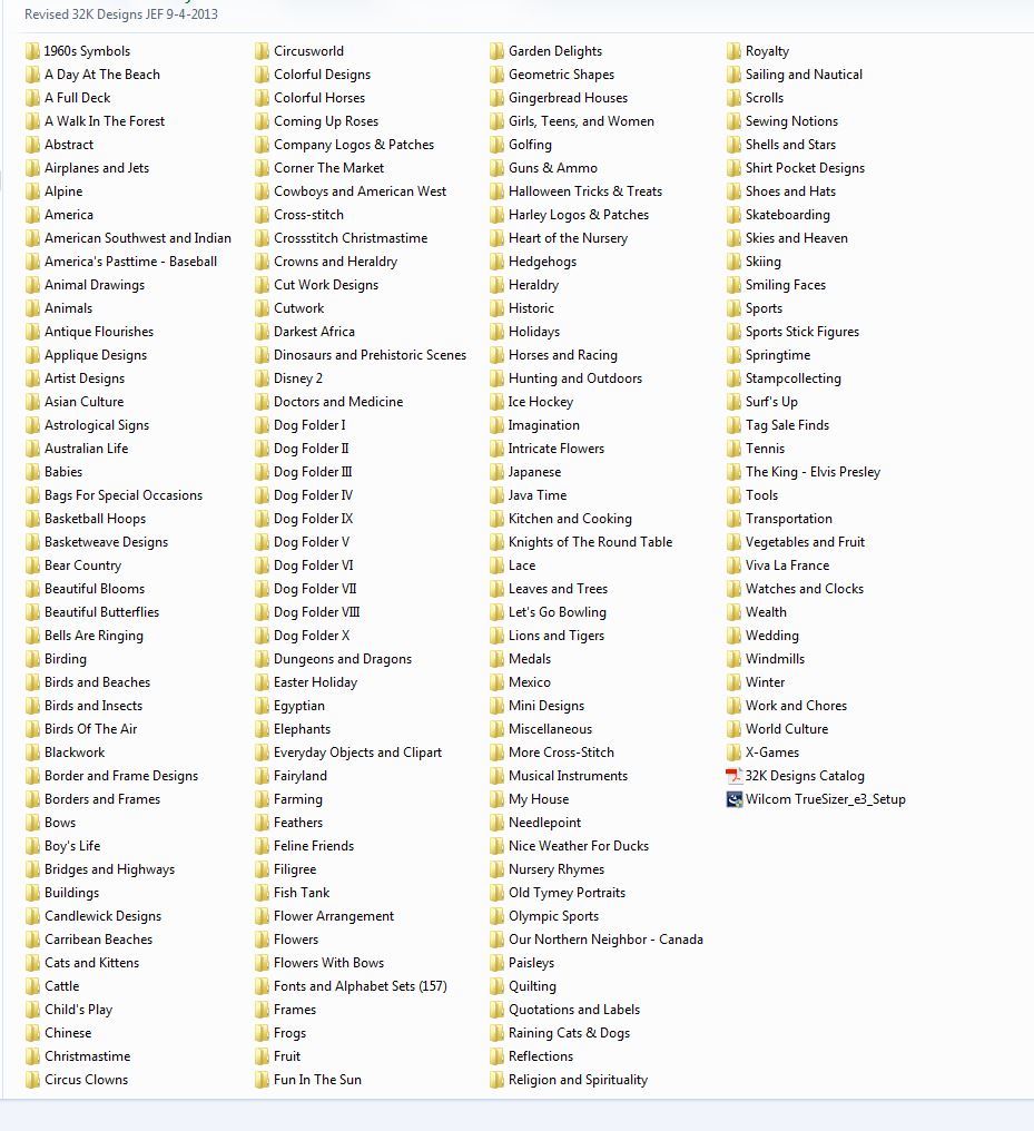 EXP Embroidery Designs - Over 32,000 on DVD/USB - More Cartoons - Some ...