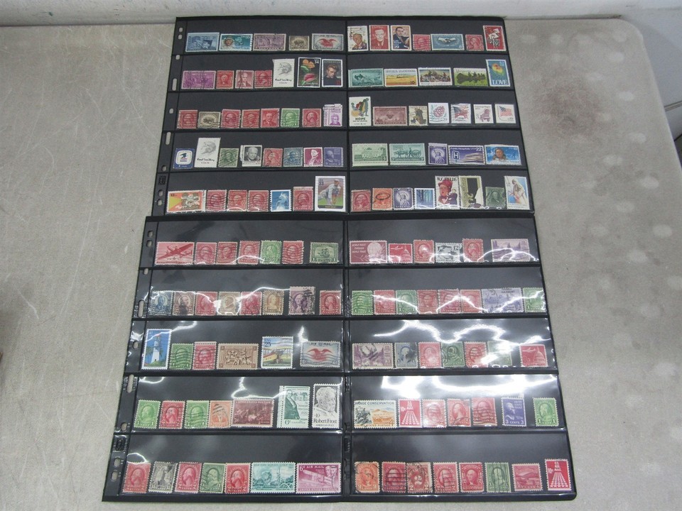 Nystamps US Large many mint stamp collection albums 32 pound carton ...