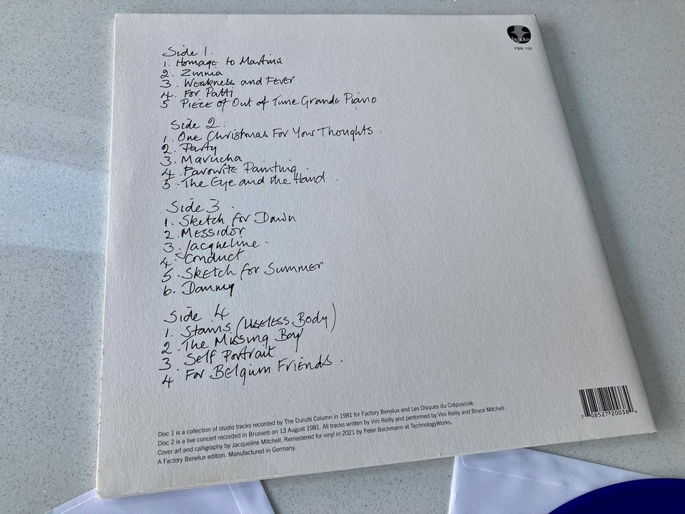 Durutti Column - Deux Triangles - Limited Edition RSD 2021 2LP Blue Vinyl | eBay