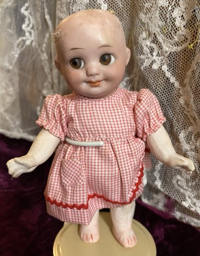 Antique 6” German Bisque AM 323 Googly Googlie Character Doll Great! | eBay