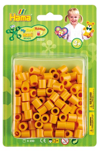 Hama Perlen Hama 8524 Ironing Pack of Approx. 250 Colourful Maxi Beads ...