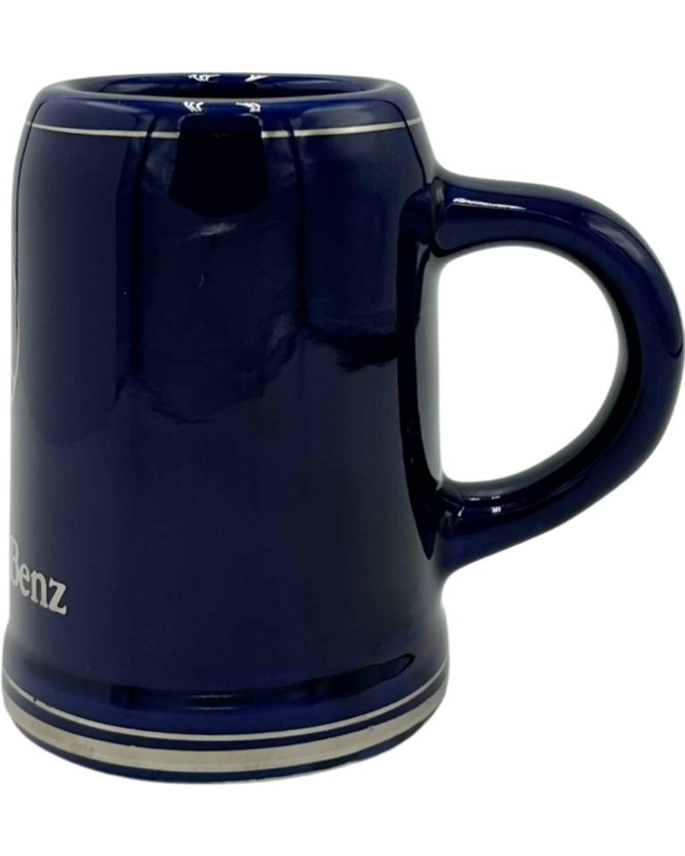 Vintage Mercedes Benz Cobalt Blue Ceramic Mug | eBay