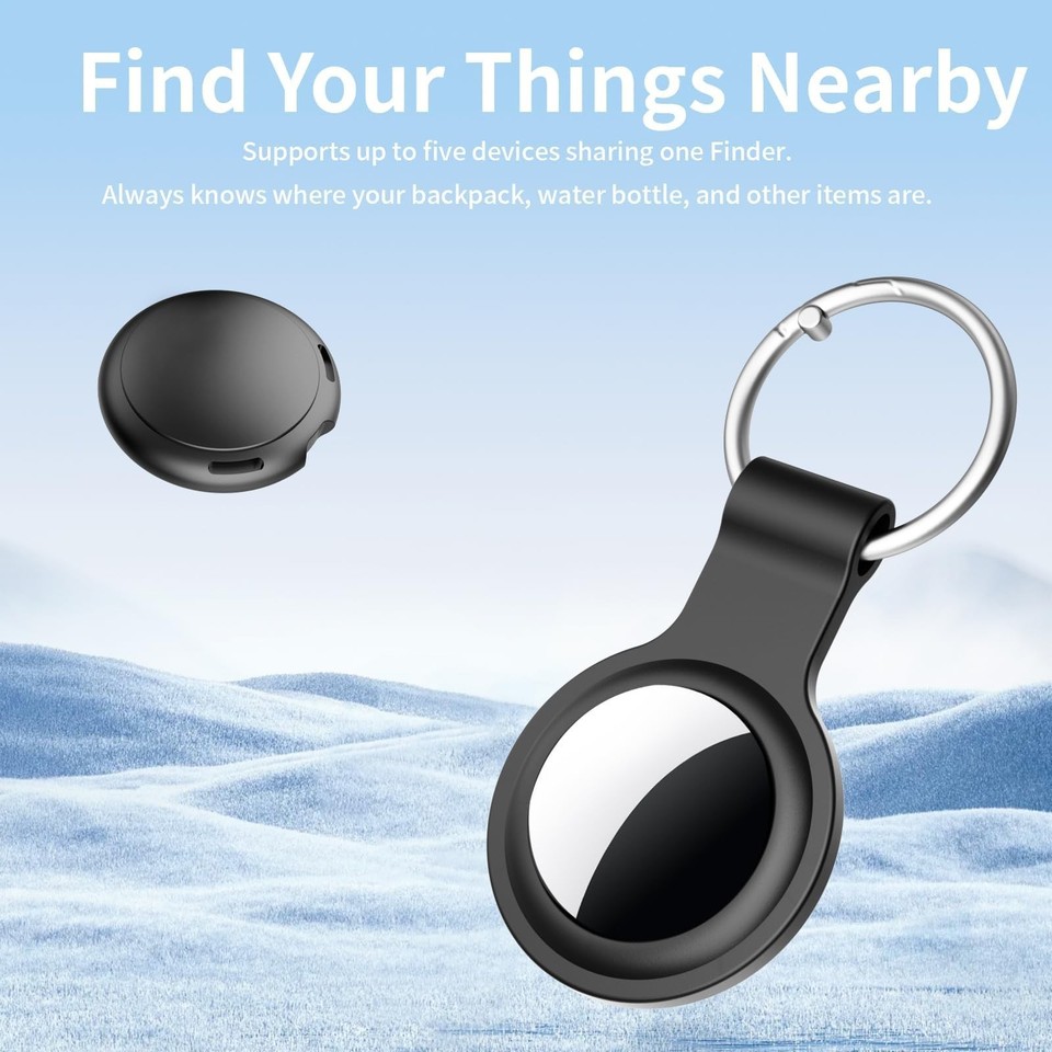 Tracker Tags 4 Pack [Apple MFi Certified] Pair with Apple Find My(iOS ...
