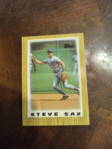 STEVE SAX 1987 TOPPS MINIATURE #15 FREE SHIPPING | eBay