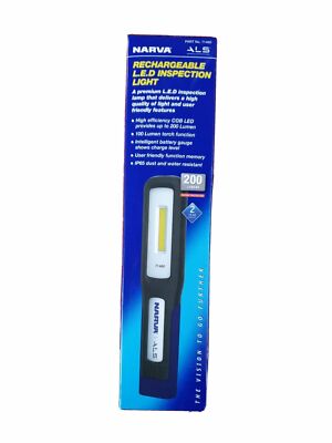 NARVA LED CORDLESS RECHARGABLE WORKLIGHT L.E.D. LIGHT INSPECTION WORK ...
