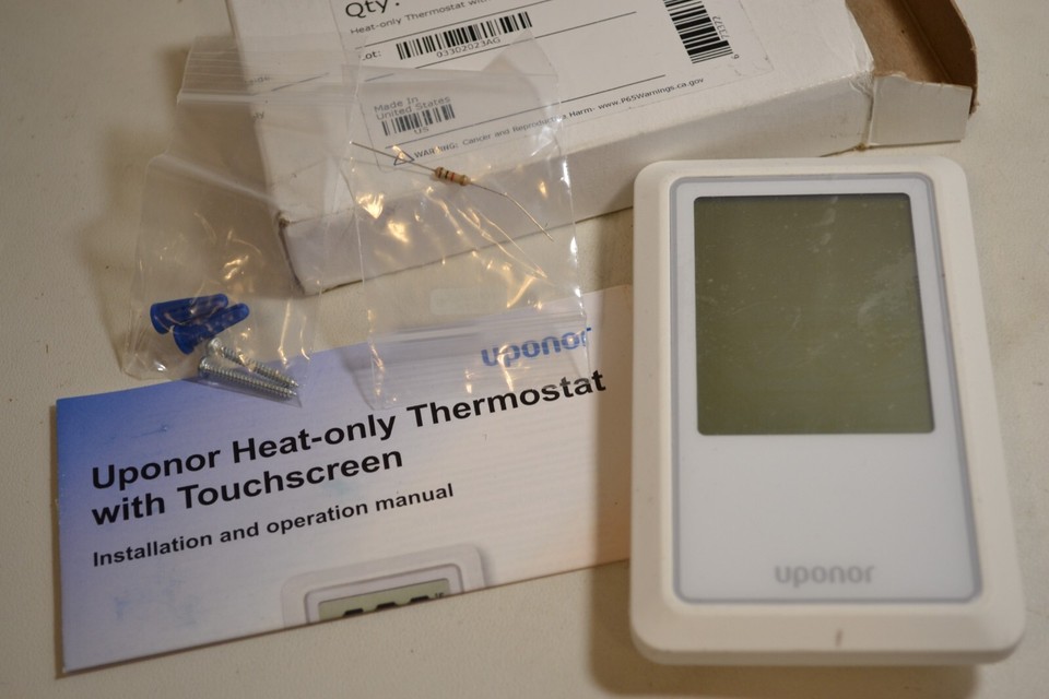 Uponor A3100101 Heat-only Thermostat with Touchscreen | eBay