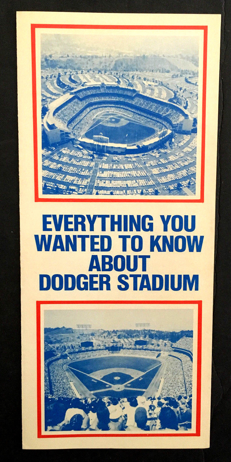 1980 Los Angeles Dodgers Fold Out Promotional Flyer MLB Baseball Dodger ...