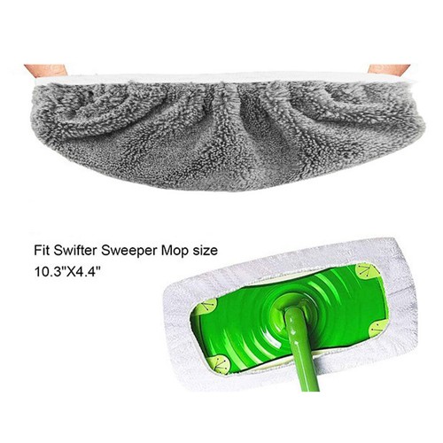 8pcs Durable And Wear-resistant Microfiber Mops Reusable Microfiber Pad ...