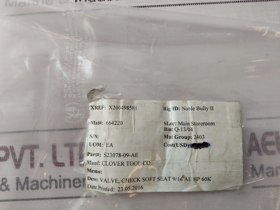 Parker Autoclave Cko9900 High Pressure O-ring Check Valves | eBay