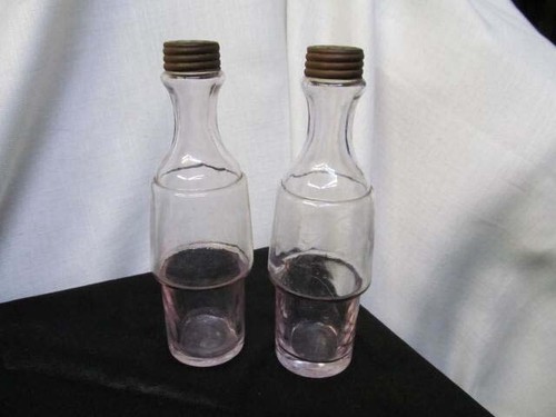 Vintage Sun Purple Glass Castor Cruet Bottles with Shaker Tops | eBay