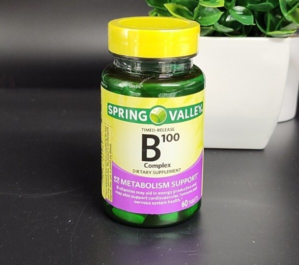 Spring Valley Natural Timed Release B100 B-complex Tablets 60 Count for ...
