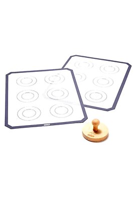 Alex by DASH Perfect Cookie Baking 2-Pack Silicone Mats and Press | eBay