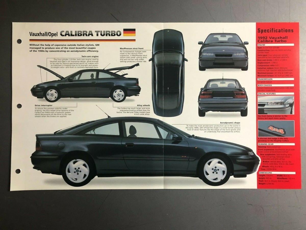 Opel Calibra Tattoos