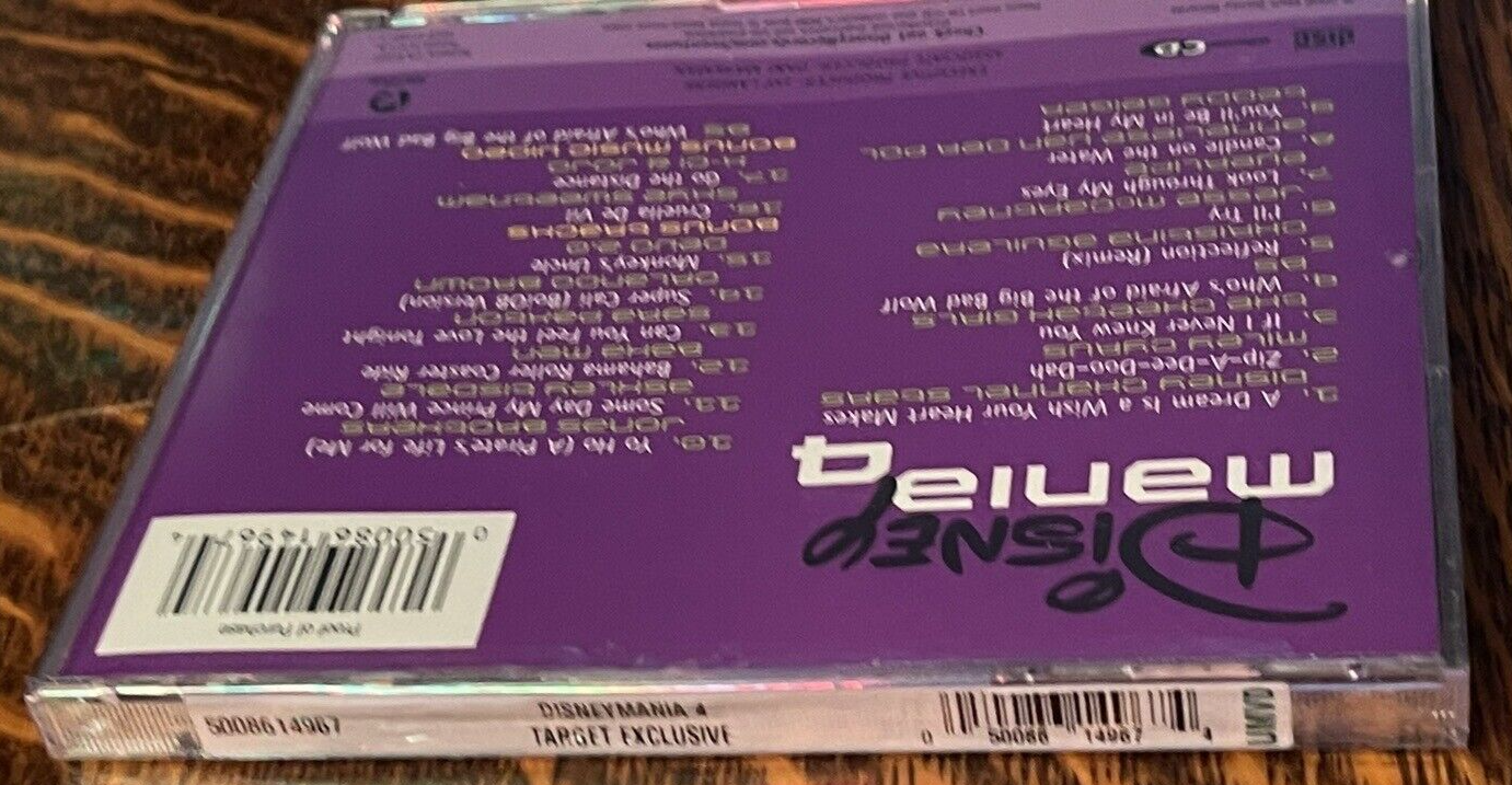 Disney Mania 4 Target Audio CD for sale online | eBay