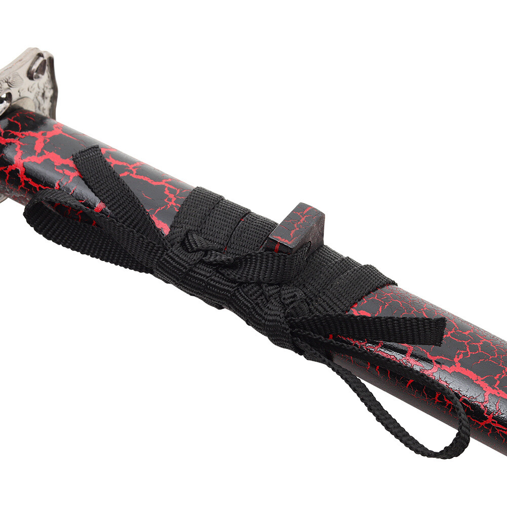 Wooden Martial Arts Bokken Training Form Crack Sword Scabbard Party ...