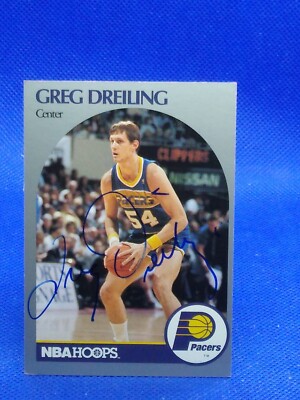AUTOGRAPH Greg Dreiling 1990-91 Hoops #132 AUTO | eBay