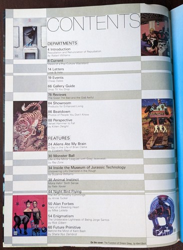 Juxtapoz Magazine - Sept/Oct 1999, Kent Bash, Brian Clarke, Moira Hahn ...