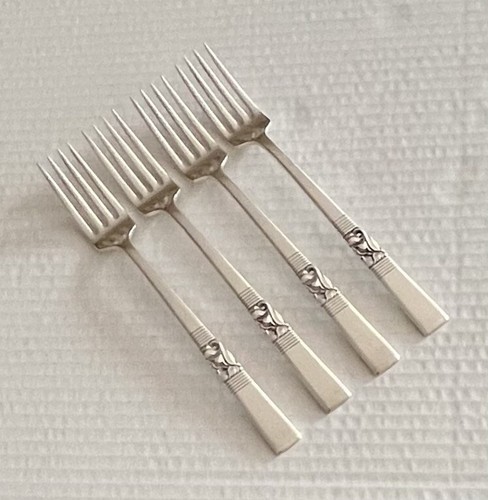 Oneida Community Silverplate 1948 Morning Star 4 Grille Forks | eBay