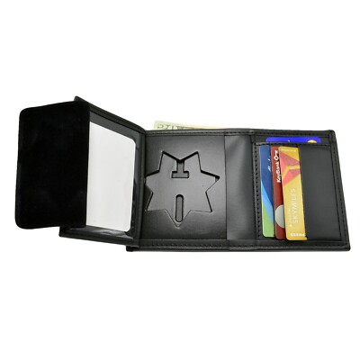 CDCR Corrections Officer Sheriff 7 Point Star Badge Wallet Bi Fold ...