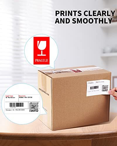 DK-2251 Replacement for Brother QL-800 QL-810W QL-820NWB Label Black ...